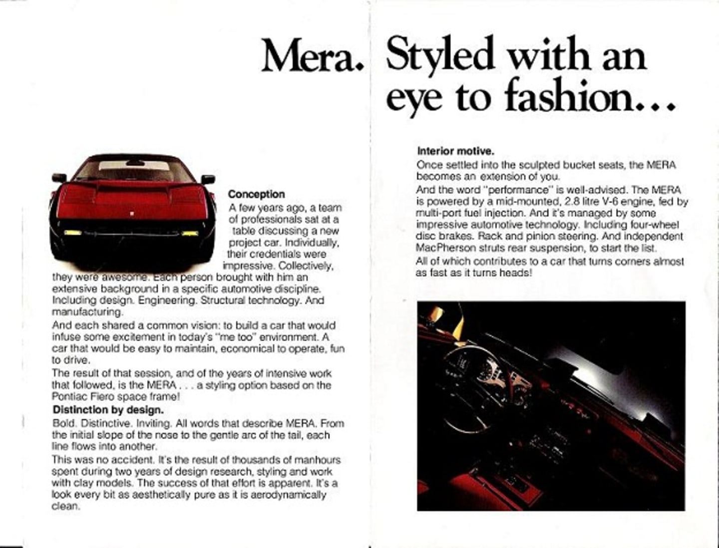 Article : Pontiac Fiero Mera: presque une Ferrari 308