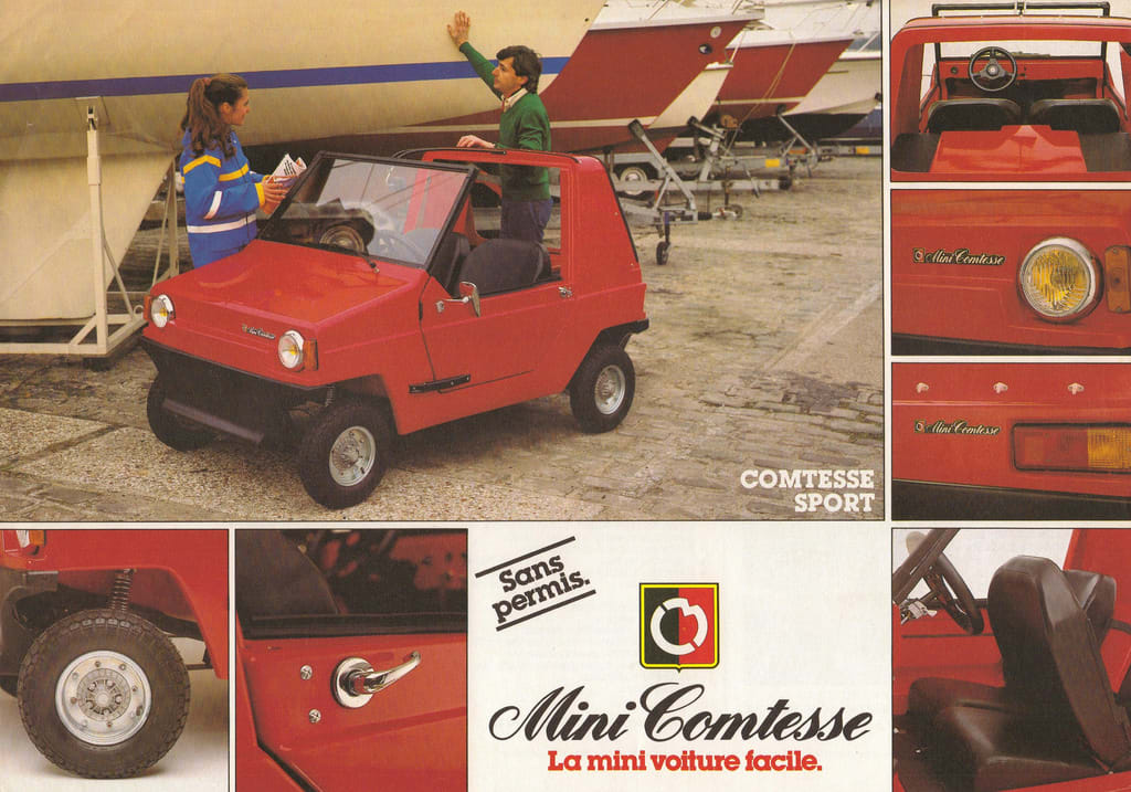 Acoma Comtesse, Mini et Super Comtesse : la voiturette des seventies